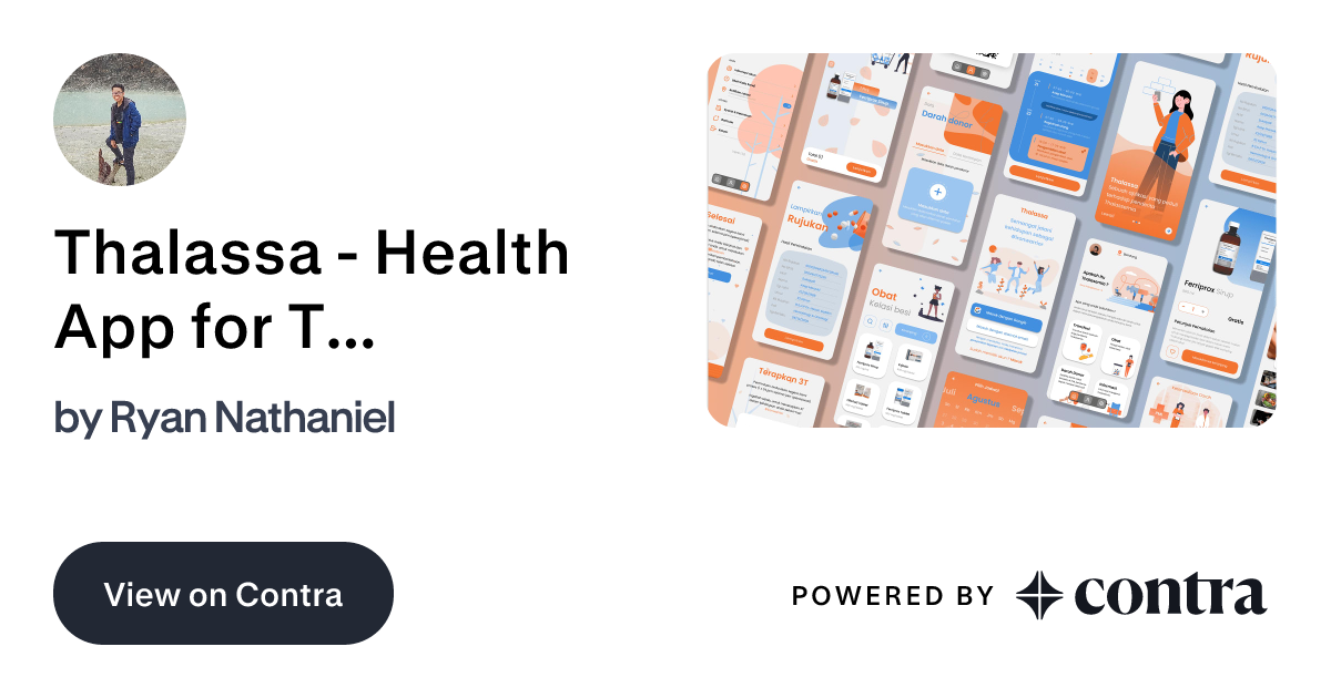 Thalassa - Health App for Thalassemia Patients by Ryan Nathaniel