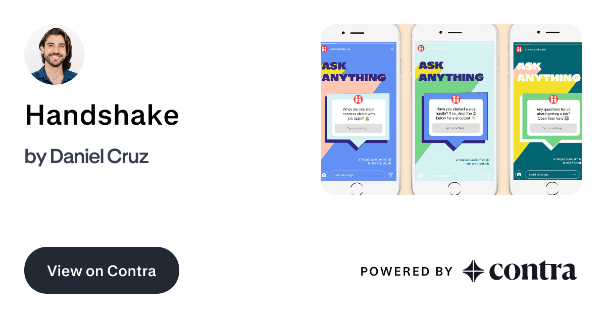 Handshake by Daniel Cruz