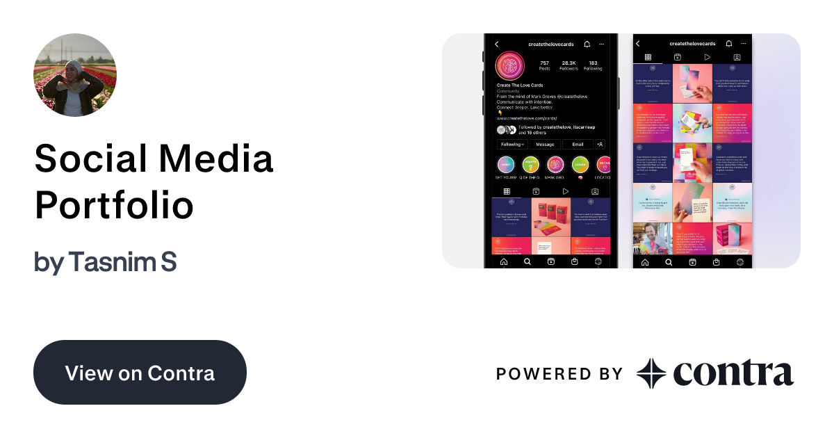 Social Media Portfolio by Tasnim S