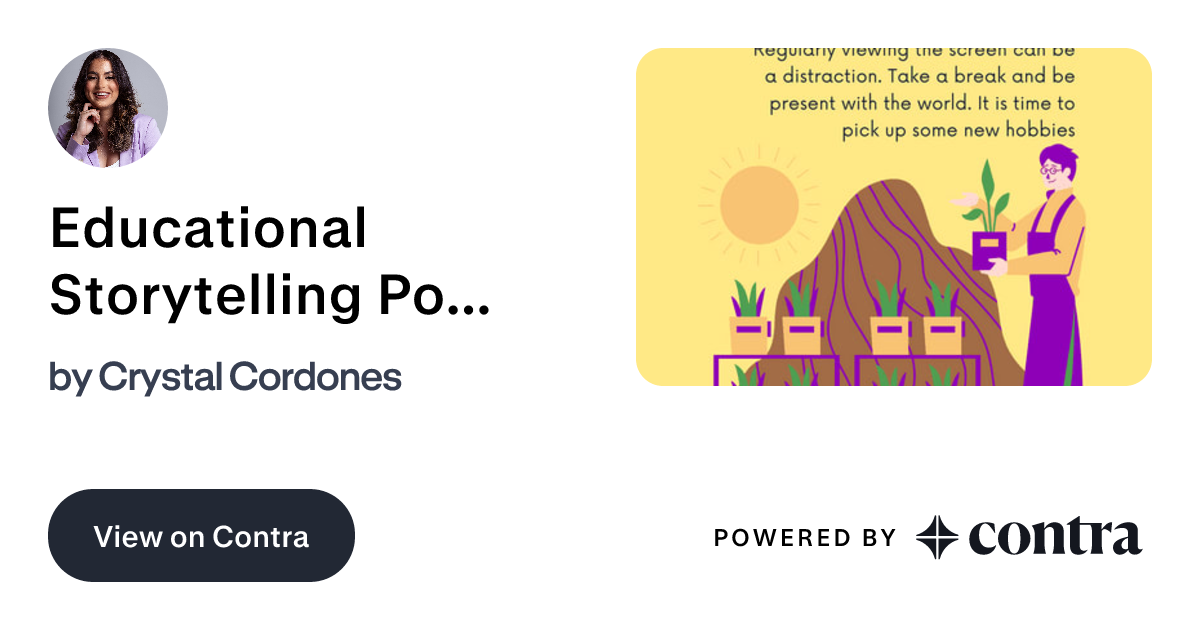 Educational Storytelling Powerpoints 👀💻🎨 by Crystal Cordones