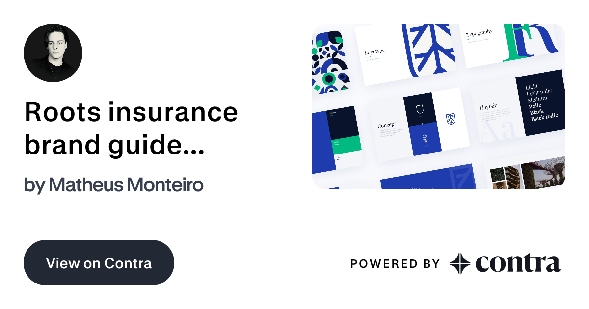Roots insurance brand guidelines by Matheus Monteiro