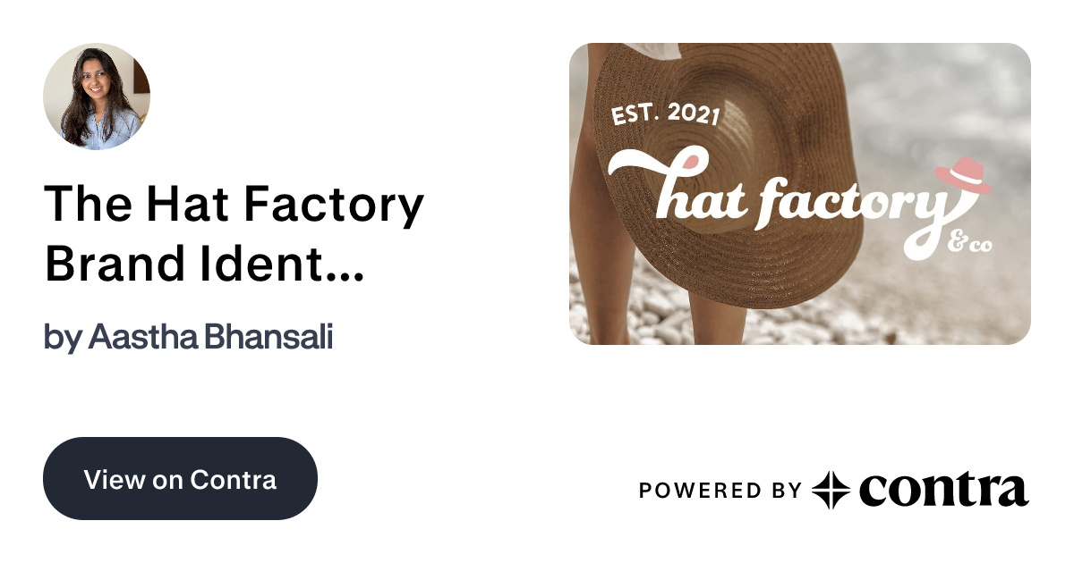 The Hat Factory Brand Identity Design by Aastha Bhansali