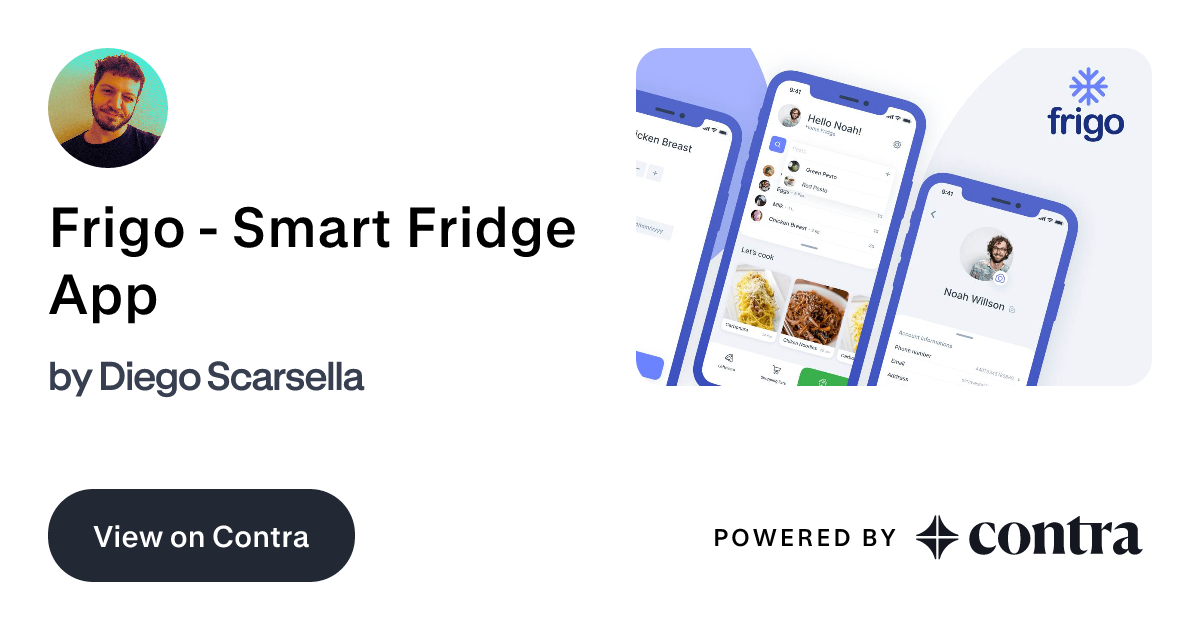 Frigo - Smart Fridge App by Diego Scarsella