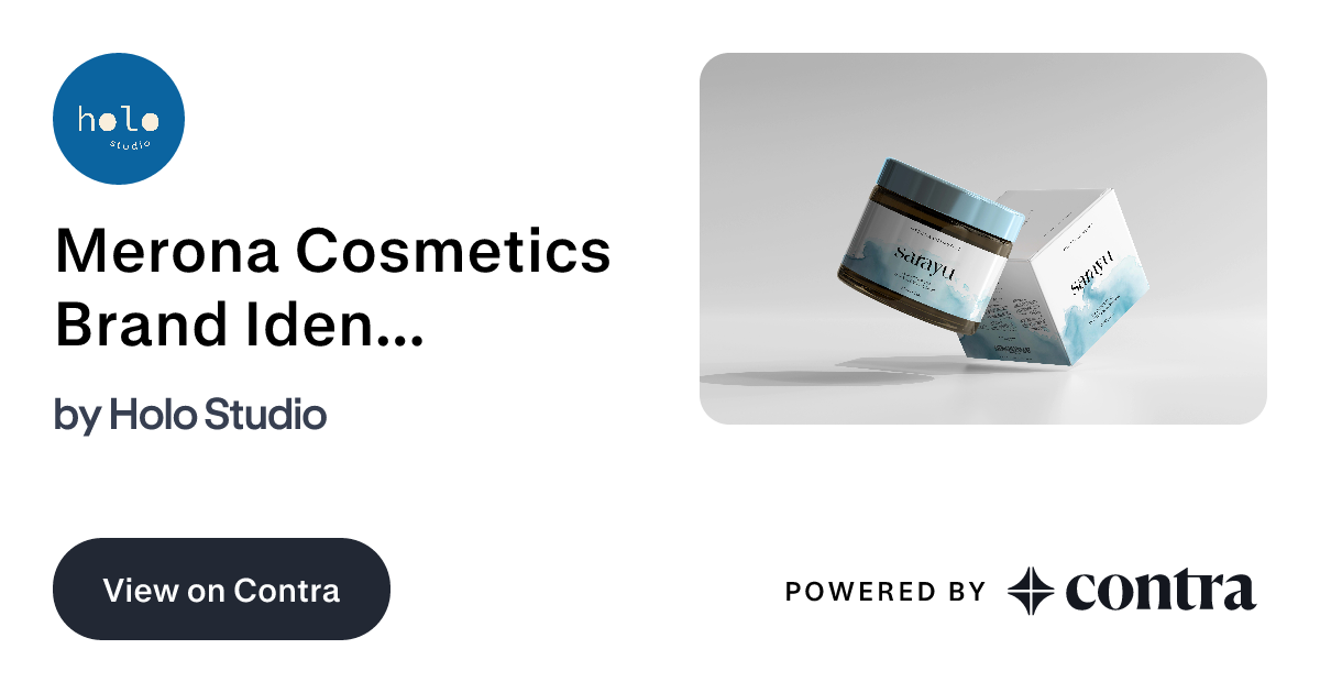 Merona Cosmetics Brand Identity by Holo Studio