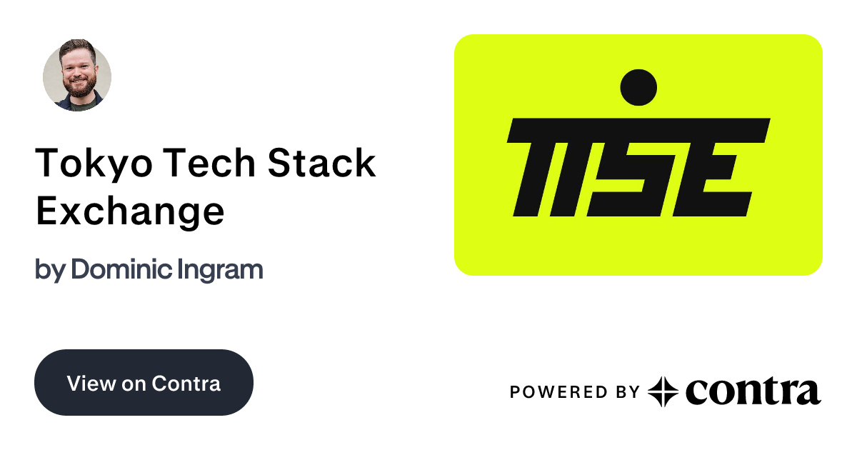 Tokyo Tech Stack Exchange by Dominic Ingram