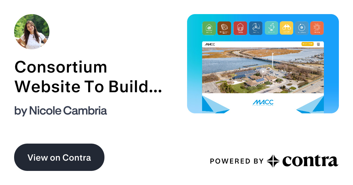 Consortium Website To Build Community Partnerships by Nicole Cambria