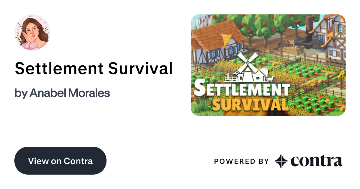 Settlement Survival by Anabel Morales