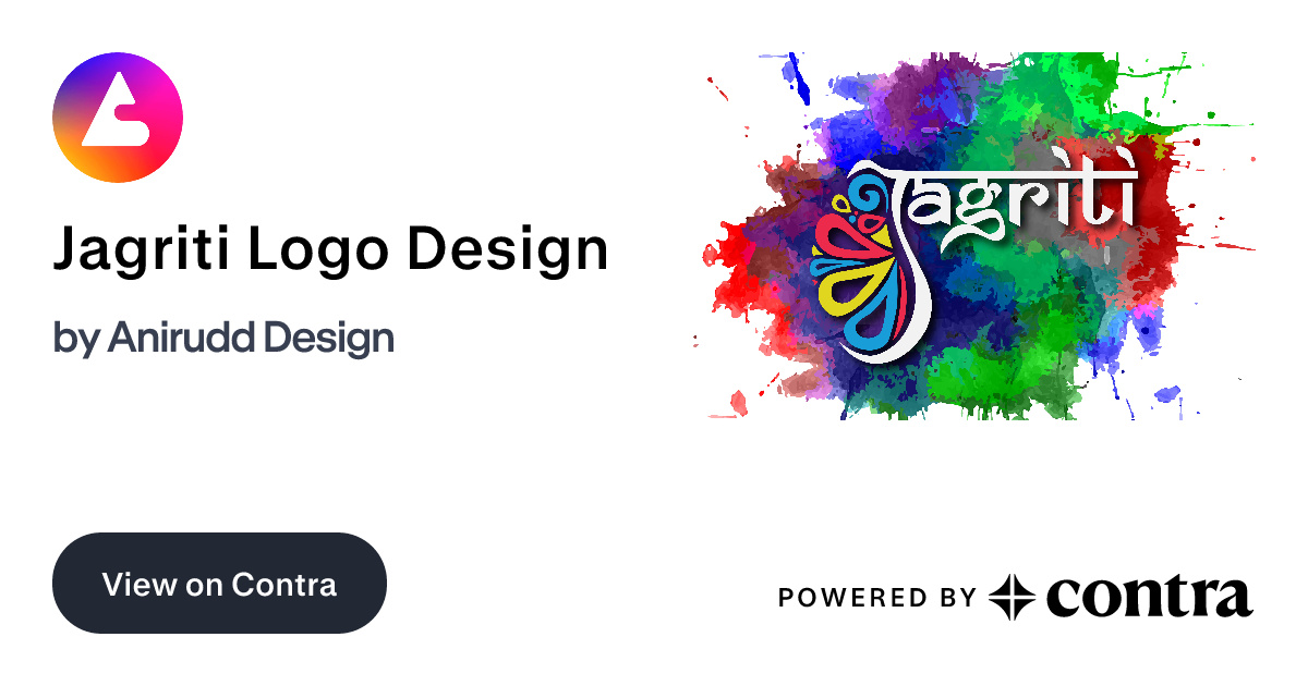 Jagriti Logo Design by Anirudd Design