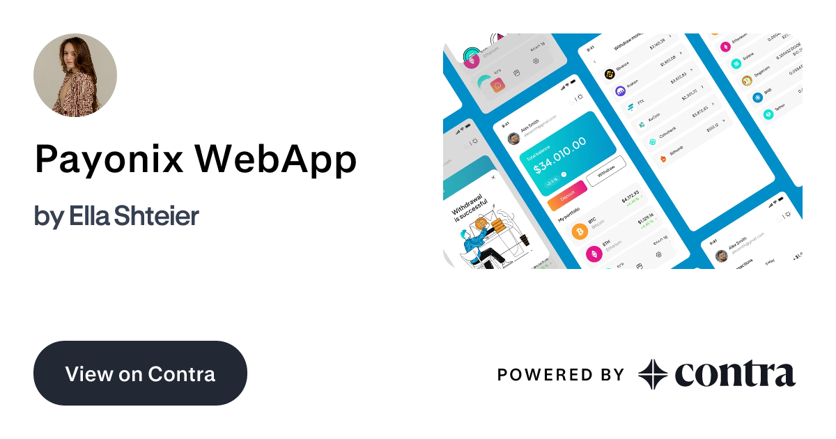 Payonix WebApp by Ella Shteier