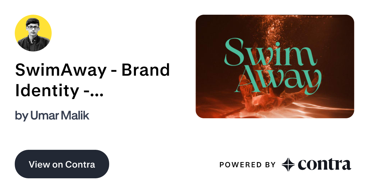 SwimAway - Brand Identity - Branding - Logo Design by Umar Malik