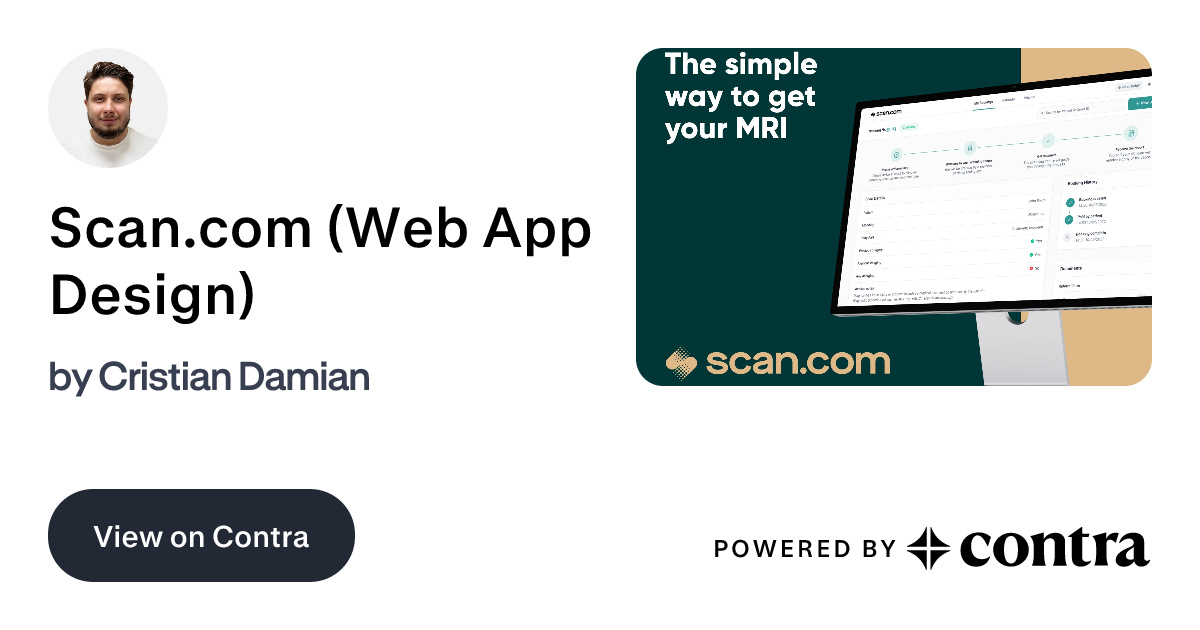 Scan.com (Web App Design) by Cristian Damian