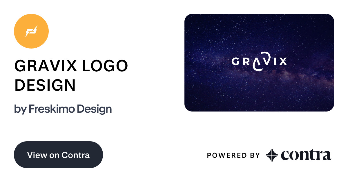 GRAVIX LOGO DESIGN by Freskimo Design