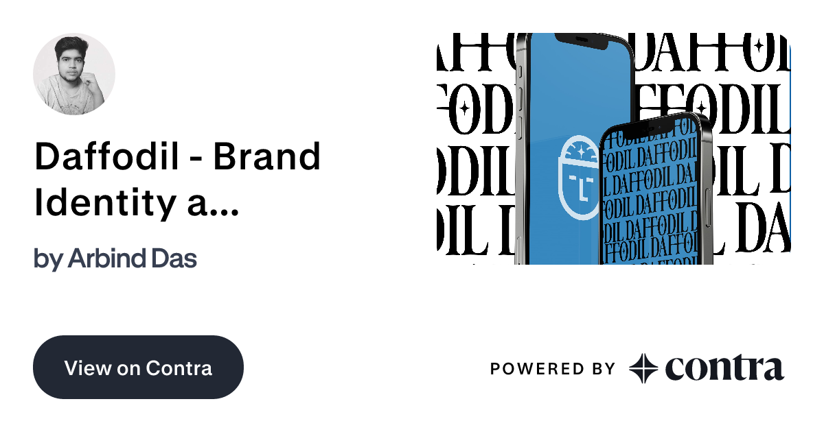 Daffodil - Brand Identity and UI Design by Arbind Das