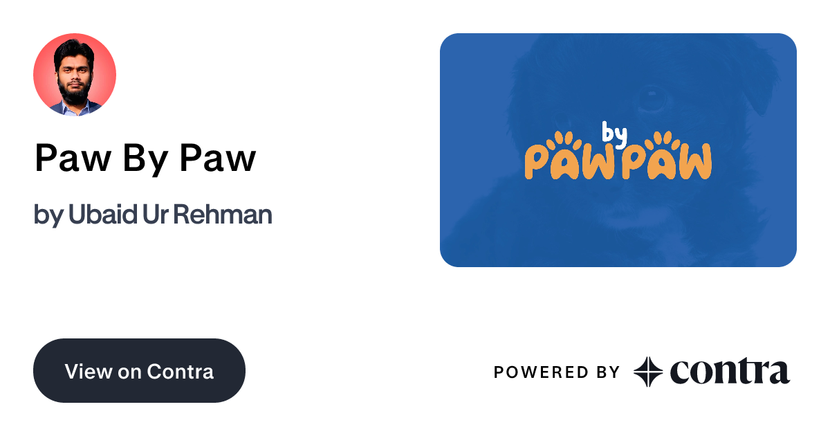 Paw By Paw by Ubaid Ur Rehman