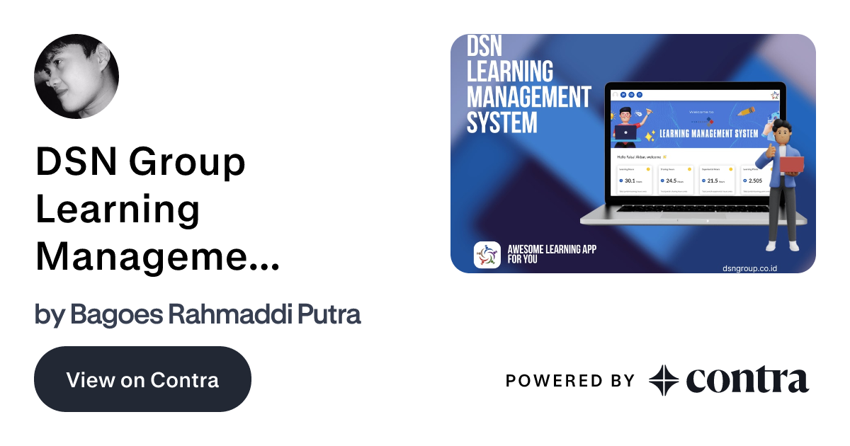 DSN Group Learning Management System UX Design Project by Bagoes ...