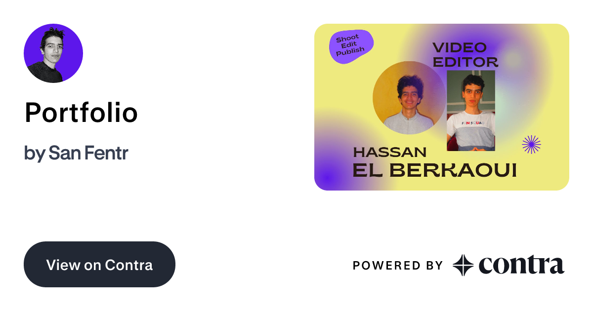 Portfolio by Hassan El Berkaoui