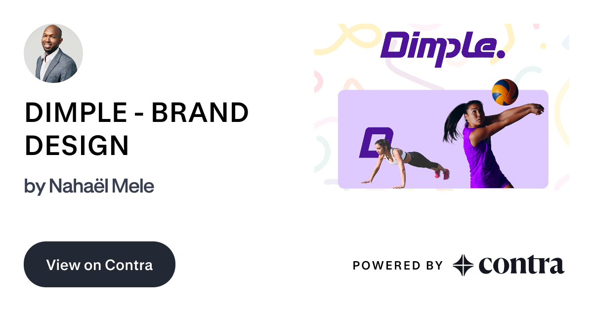 DIMPLE - BRAND DESIGN by Nahaël Mele