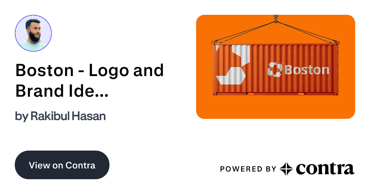 Boston - Logo and Brand Identity by Rakibul Hasan