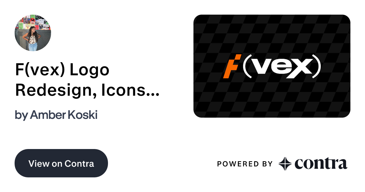 F(vex) Logo Redesign, Icons, & Patterns by Amber Koski