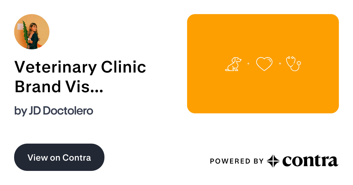 Veterinary Clinic Brand Visual Identity by JD Doctolero