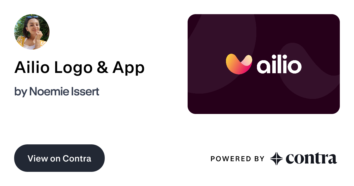 Ailio Logo & App by Noemie Issert