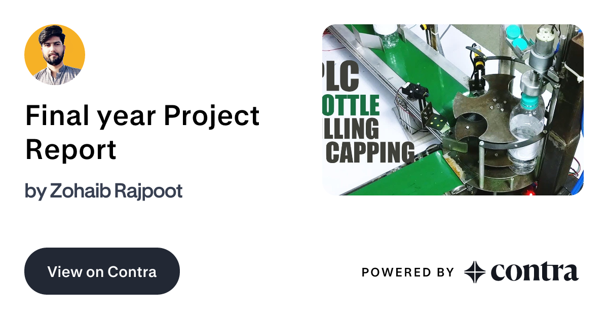 Final year Project Report by Zohaib Rajpoot