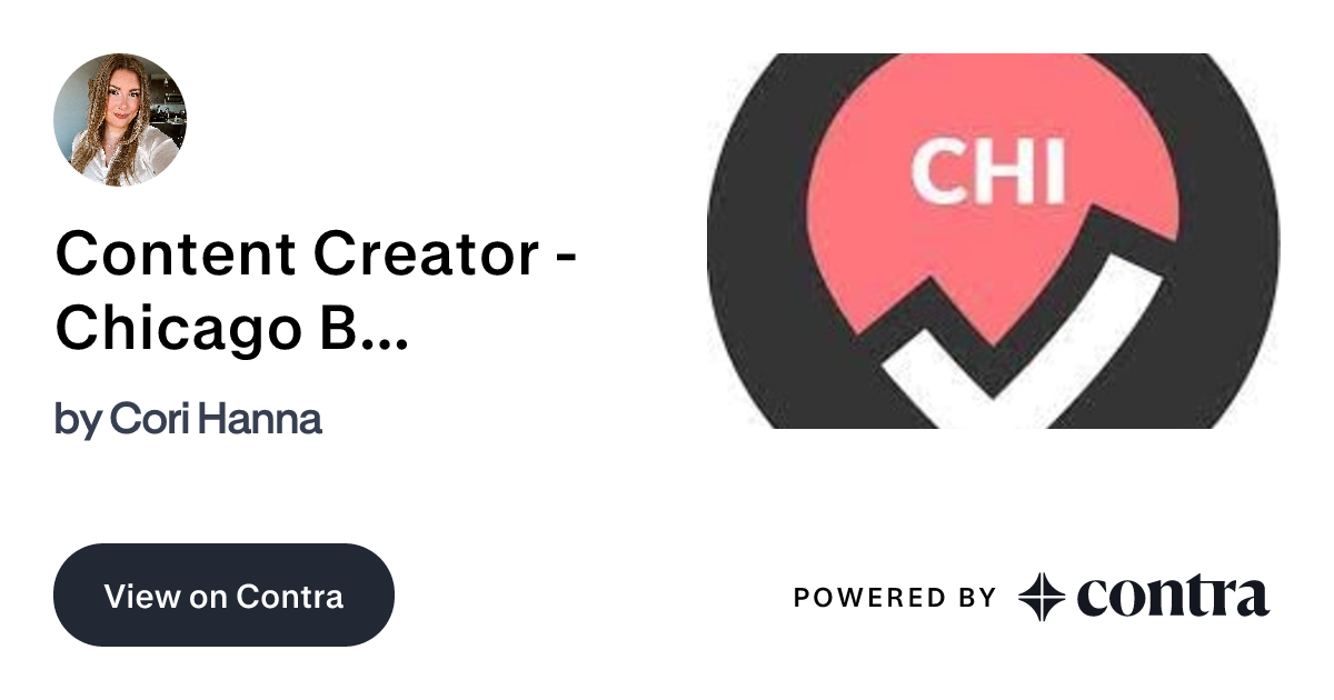 Content Creator - Chicago BucketListers by Cori Hanna