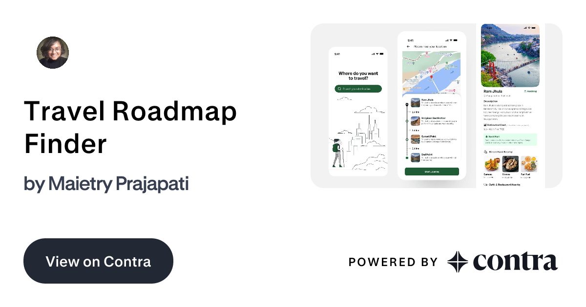 Travel Roadmap Finder by Maietry Prajapati