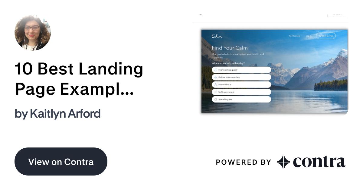 10 Best Landing Page Examples & Why They Work - LocaliQ by Kaitlyn Arford