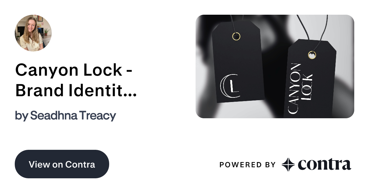 Canyon Lock - Brand Identity Design by Seadhna Treacy