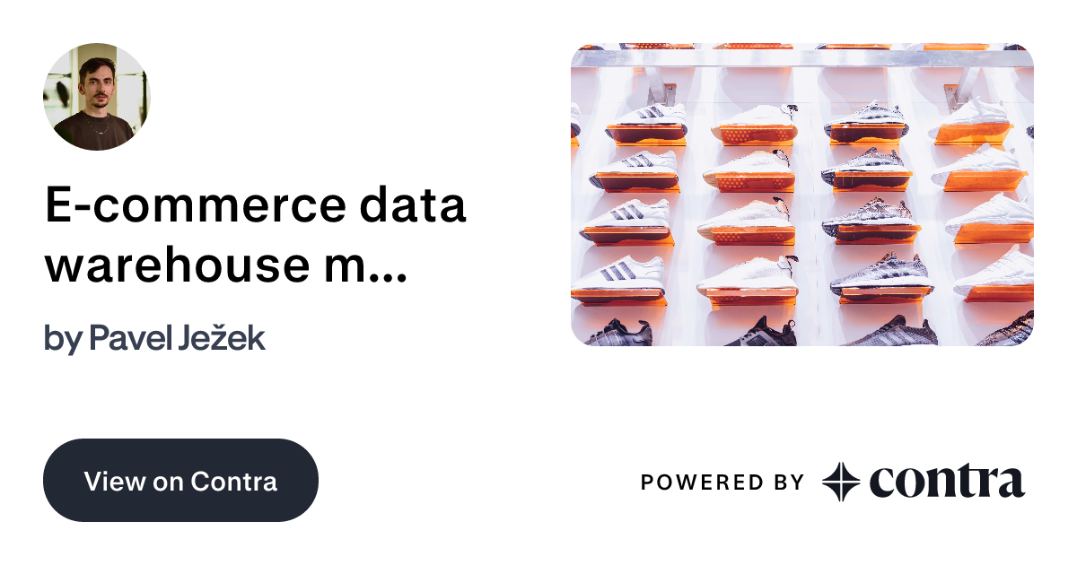 E-commerce data warehouse management by Pavel Ježek