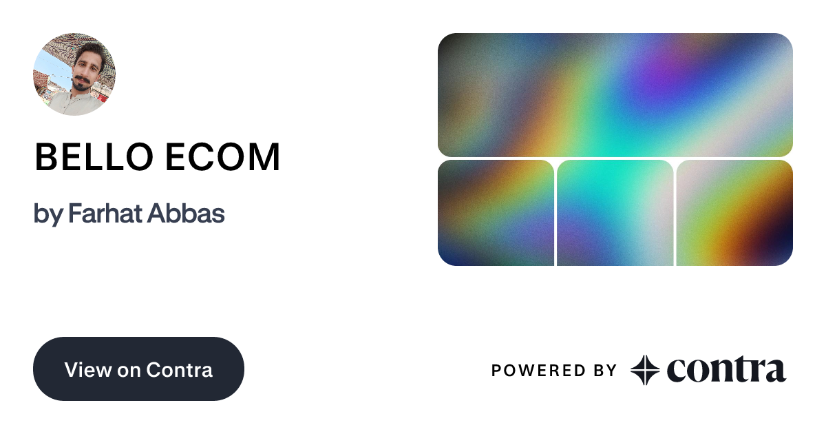 BELLO ECOM by Farhat Abbas