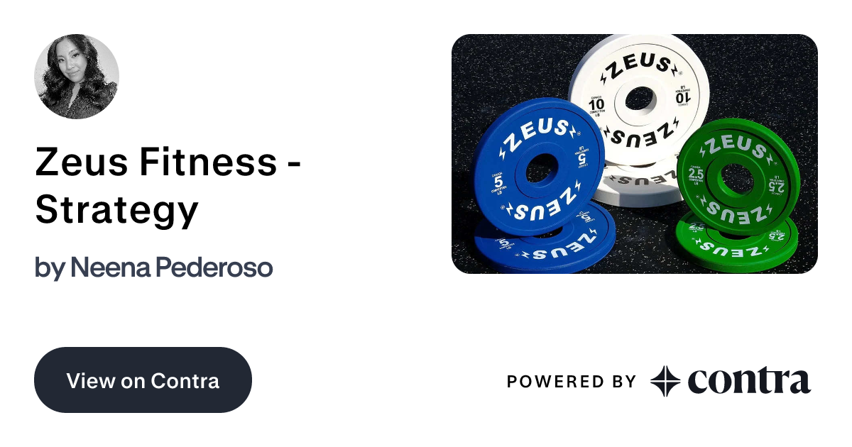 Zeus Fitness - Strategy by Neena Pederoso
