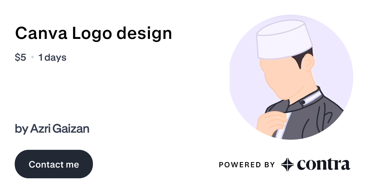 Canva Logo design by Azri Gaizan