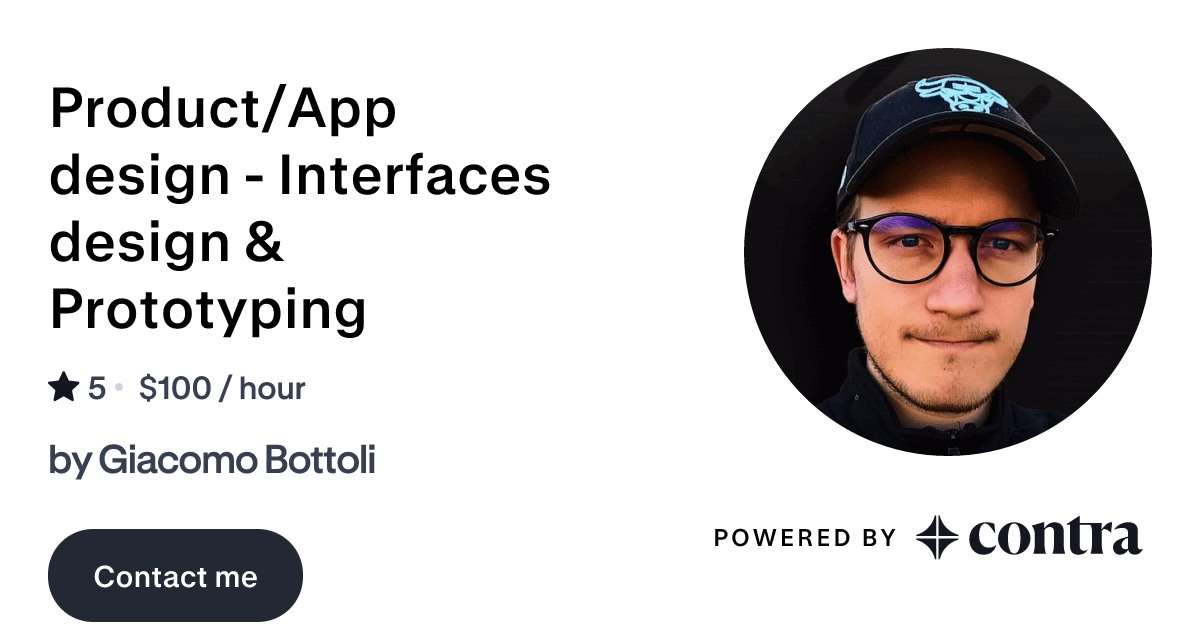 Product/App design - Interfaces design & Prototyping by Giacomo Bottoli