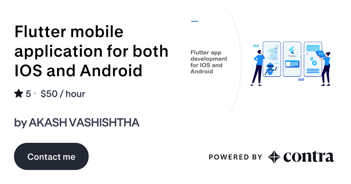 Flutter Mobile Application For Both Ios And Android By Akash Vashishtha