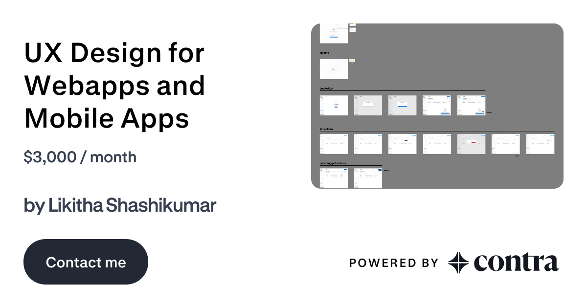 UX Design for Webapps and Mobile Apps by Likitha Shashikumar