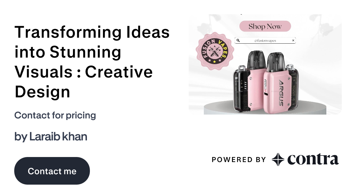 Transforming Ideas into Stunning Visuals : Creative Design by Laraib khan