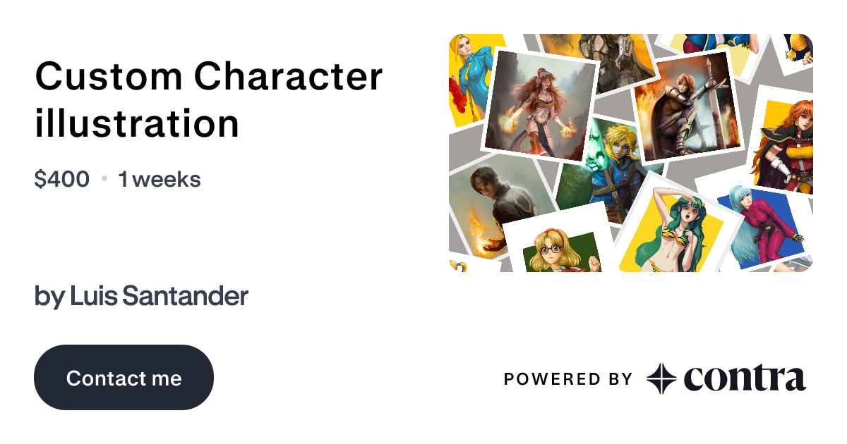 Custom Character illustration by Luis Santander