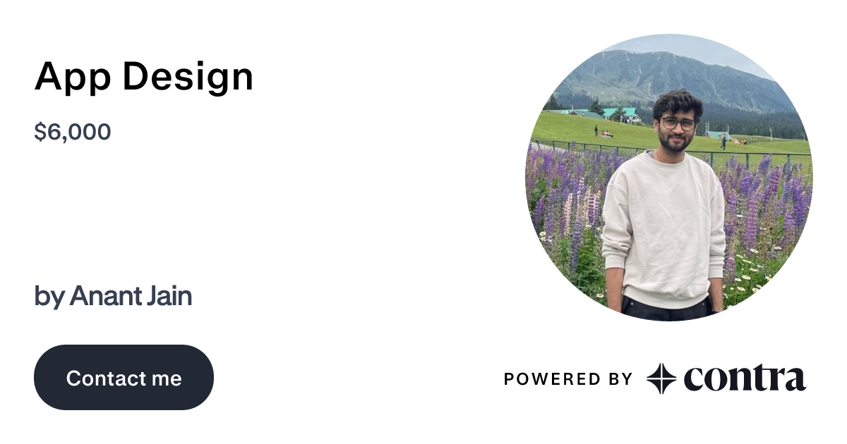 App Design by Anant Jain