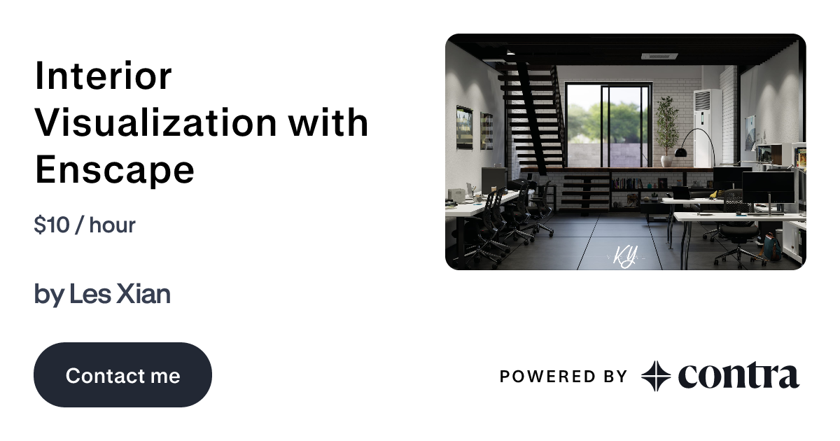 Interior Visualization with Enscape by Les Xian