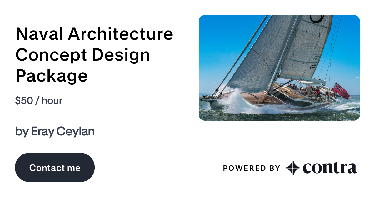 Naval Architecture Concept Design Package by Eray Ceylan