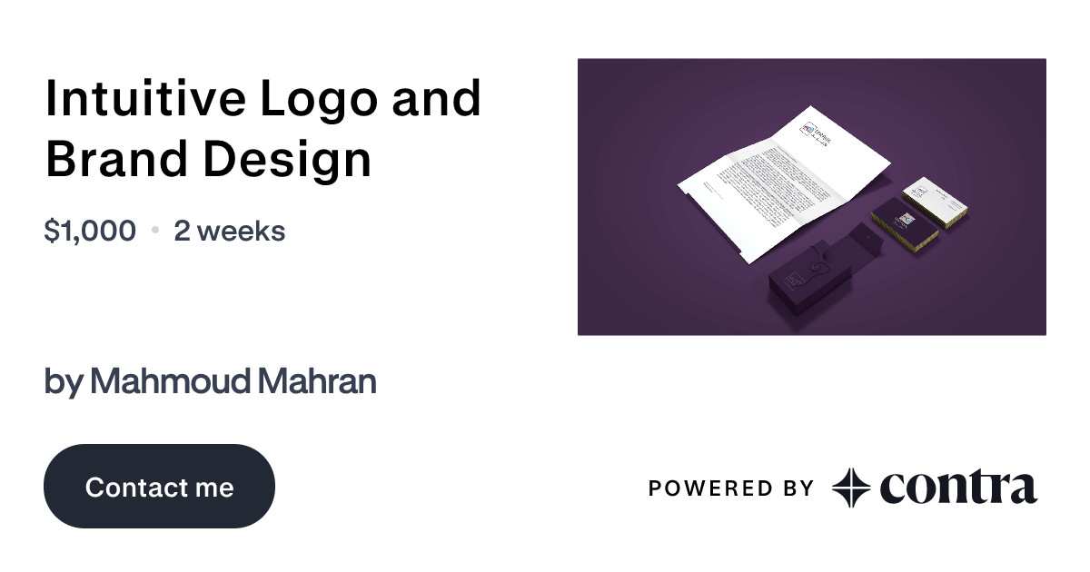 Intuitive Logo and Brand Design by Mahmoud Mahran