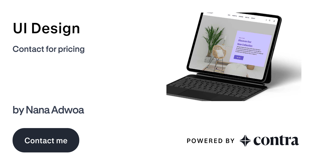 UI Design by Nana Adwoa
