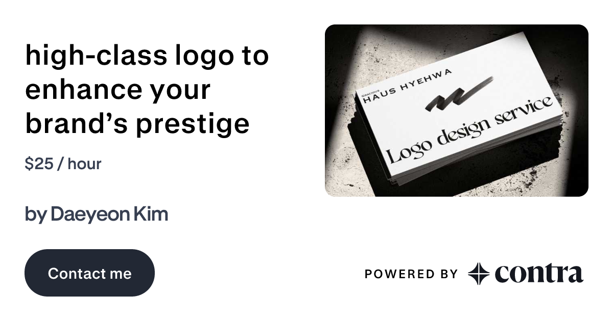 high-class logo to enhance your brand’s prestige by Daeyeon Kim