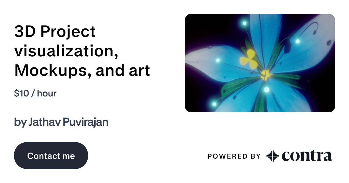 3D Project visualization, Mockups, and art by Jathav Puvirajan