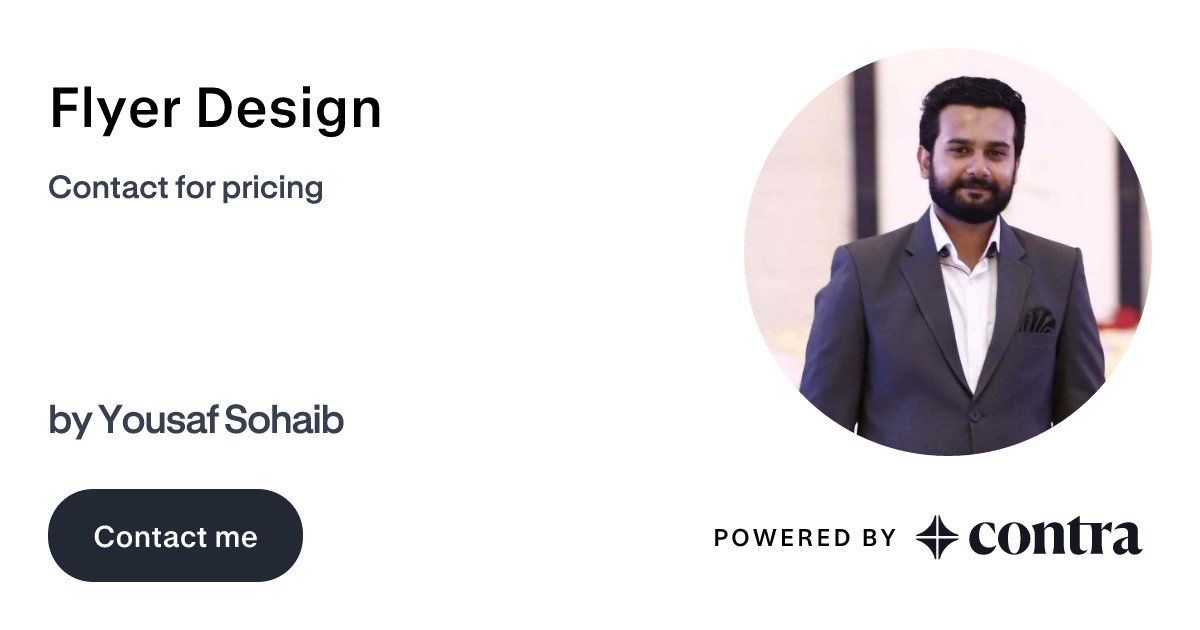 Flyer Design by Yousaf Sohaib