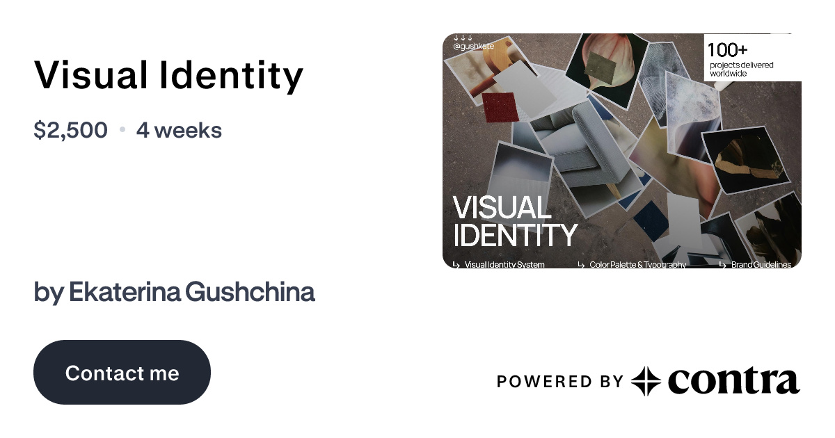 Visual Identity by Ekaterina Gushchina