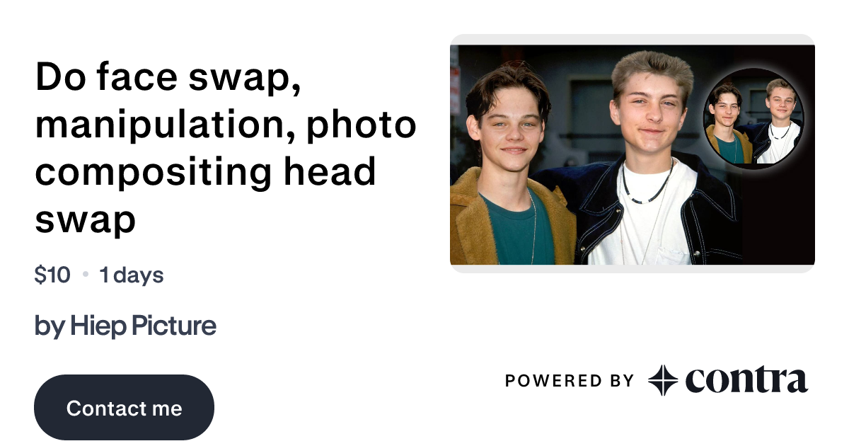 Do face swap, manipulation, photo compositing head swap by Hiep Picture