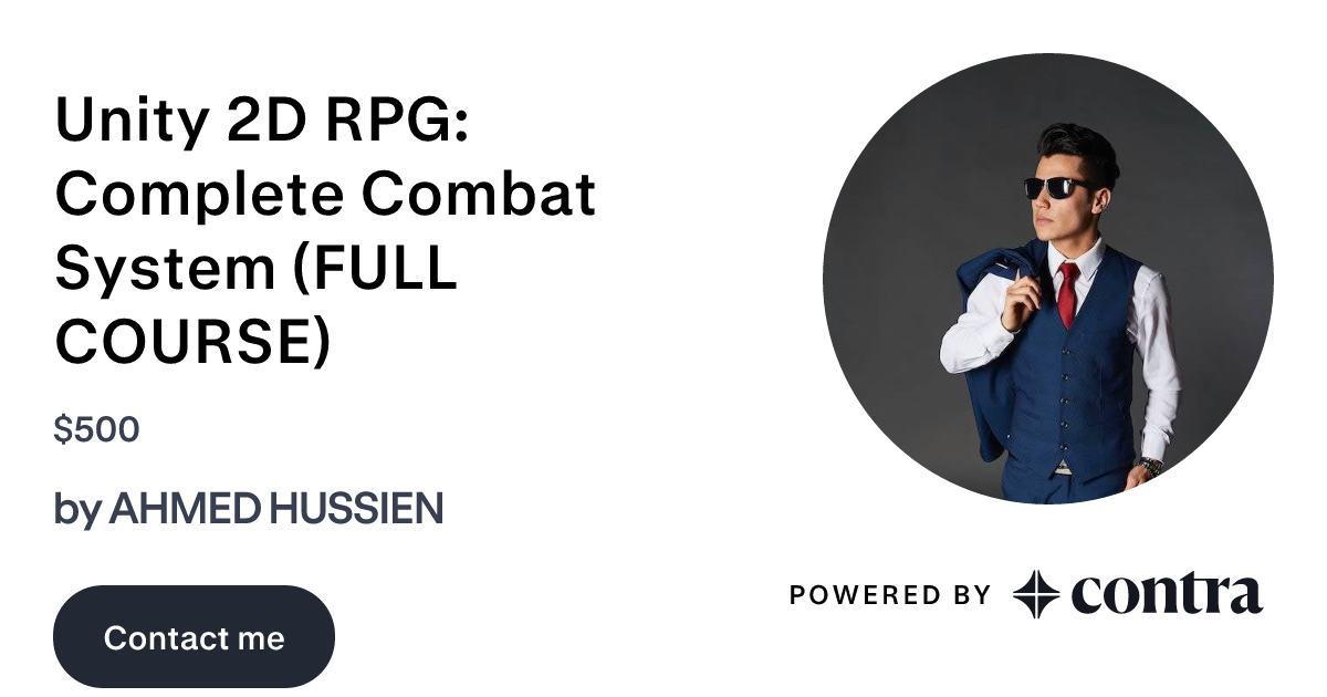 Unity 2D RPG: Complete Combat System (FULL COURSE) by AHMED HUSSIEN